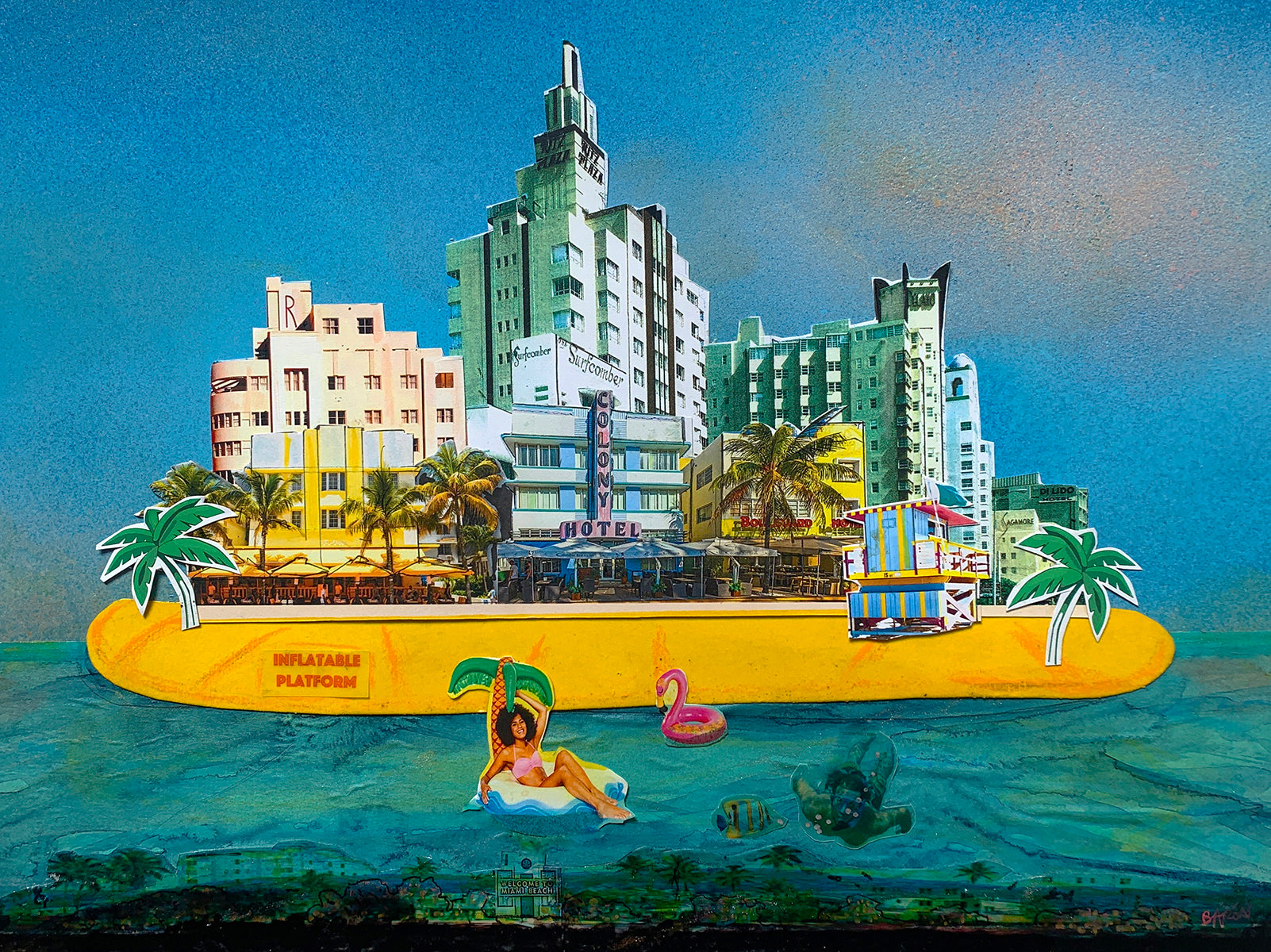 Concept Drawing for the Relocation of Miami Beach – Drawing Room SF